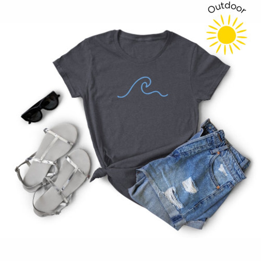 Color Changing Ocean Wave T-shirt - Etsy