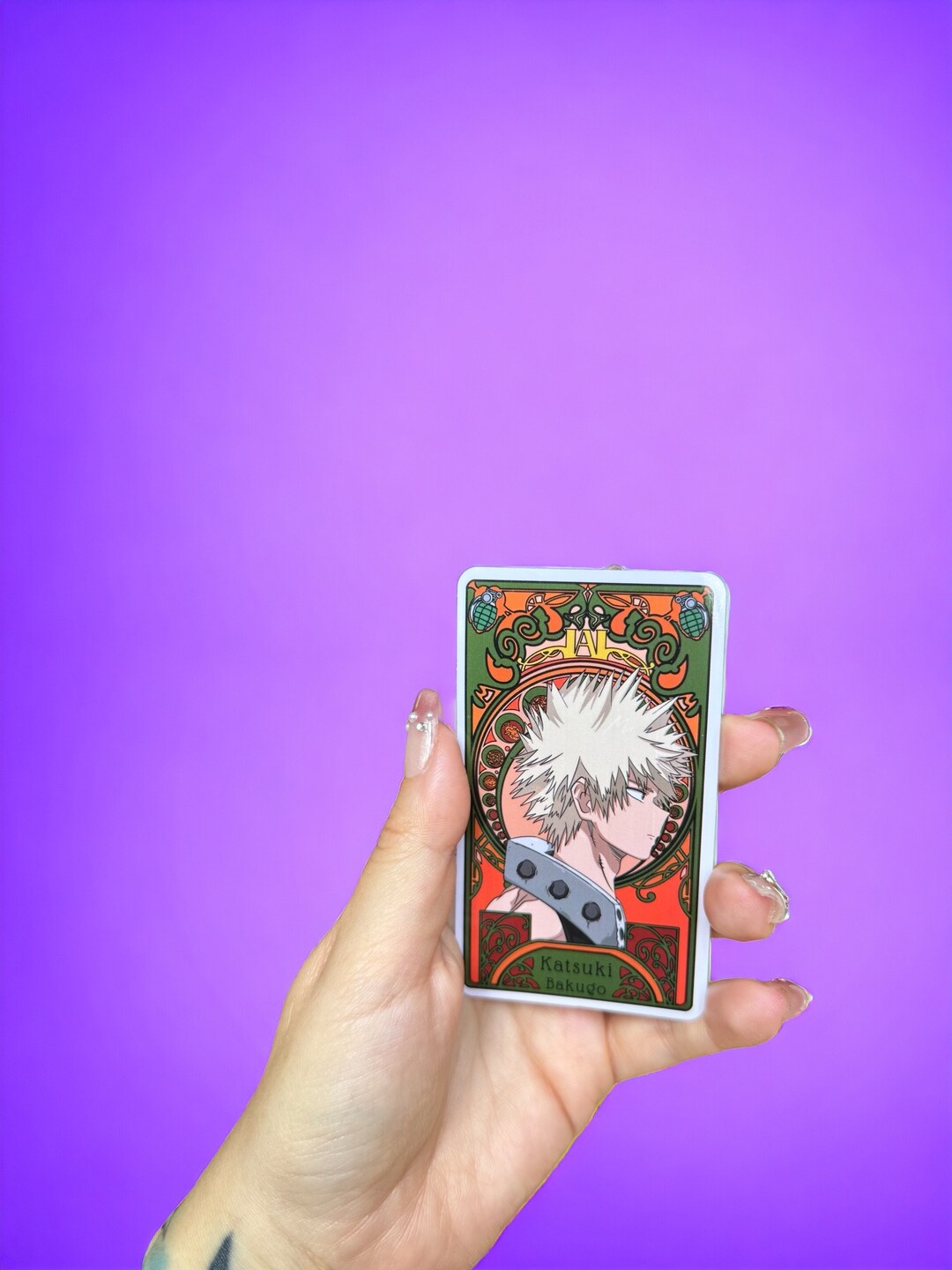 Bakugo Nouveau Glossy Sticker - Etsy