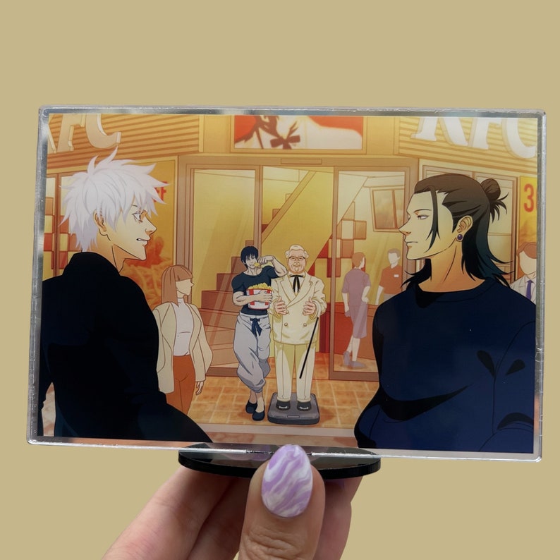 Geto & Gojo JJK KFC Acrylic Stand - Etsy