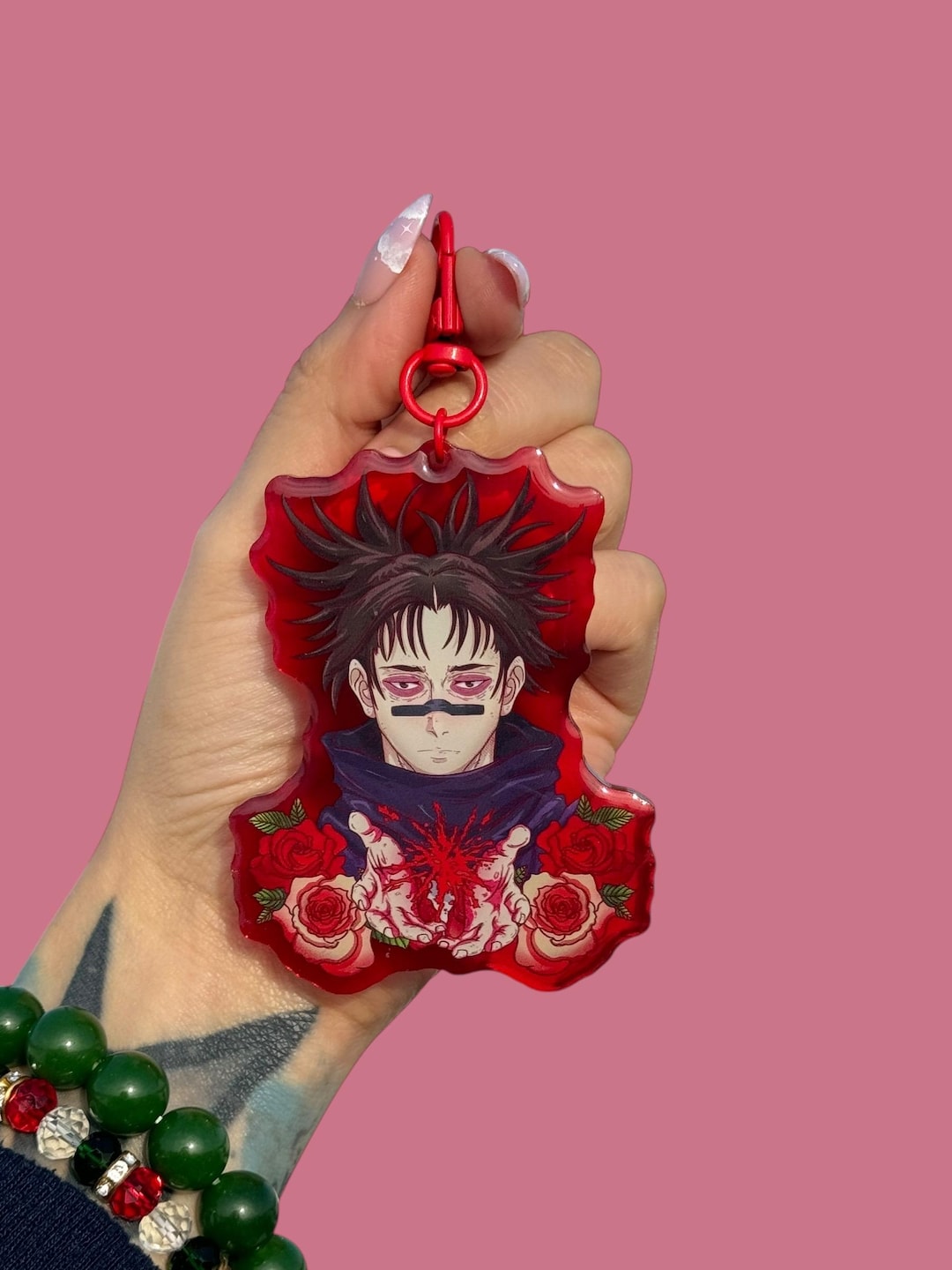 Choso Cursed Moon Acrylic Charm - Etsy