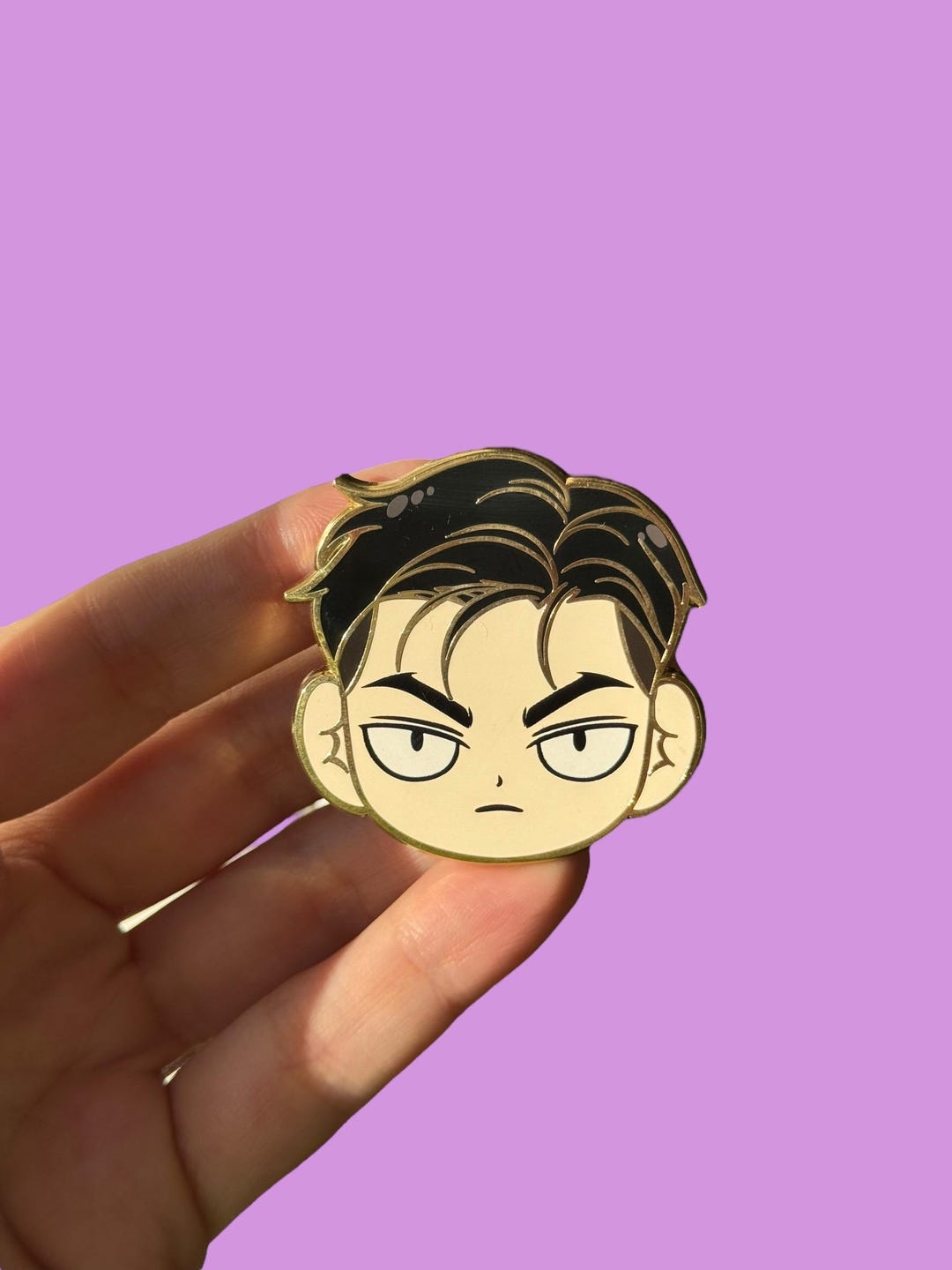Joo Jaekyung Chibi Head Enamel Pin - Etsy