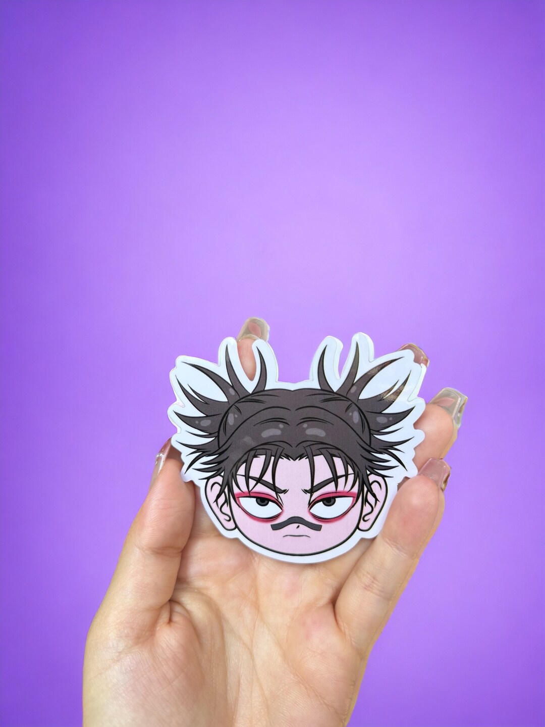 Choso Head Glossy Sticker - Etsy