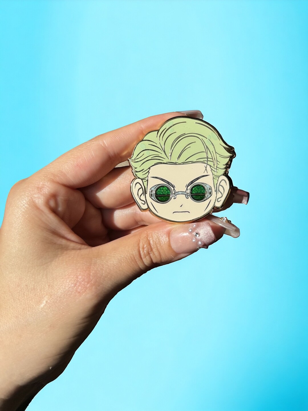 Nanami Chibi Head Enamel Pin - Etsy