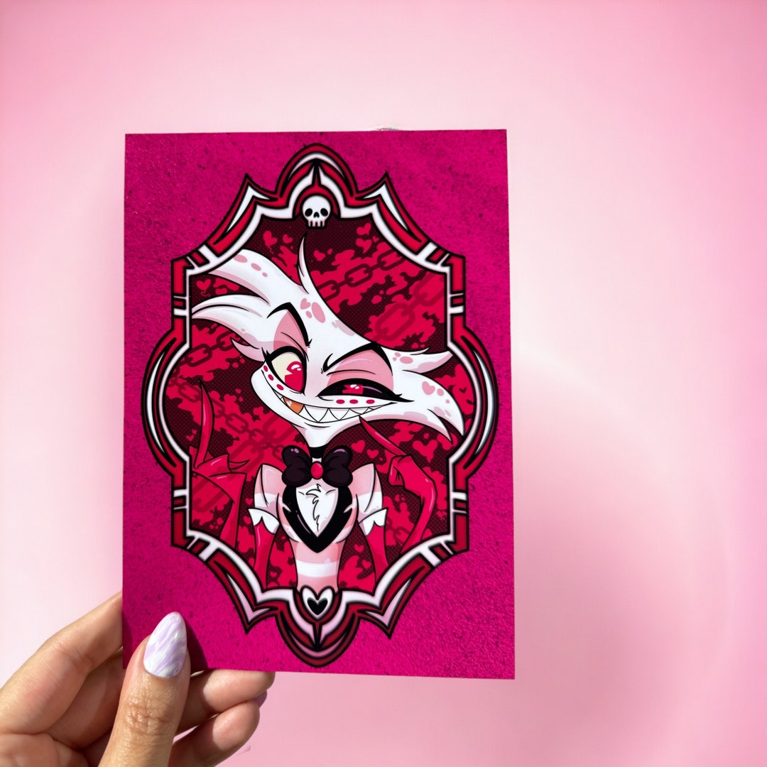 Angel Dust Hazbin Hotel Print - Etsy