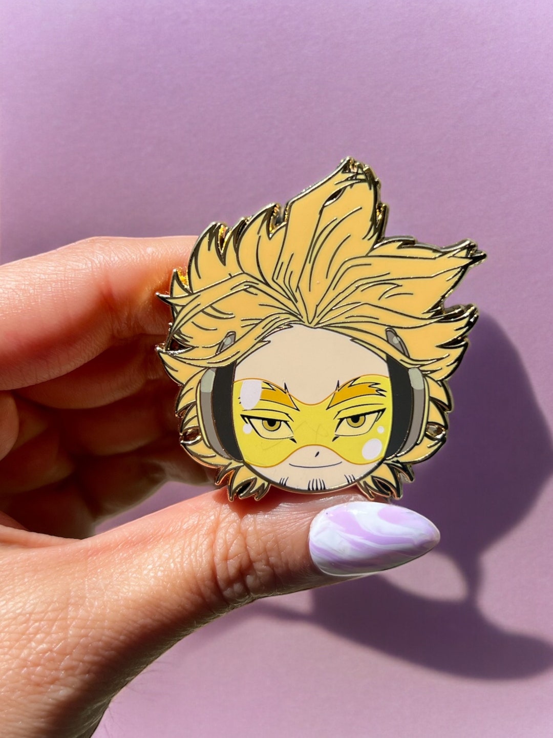 Hawks MHA Chibi Head Enamel Pin - Etsy