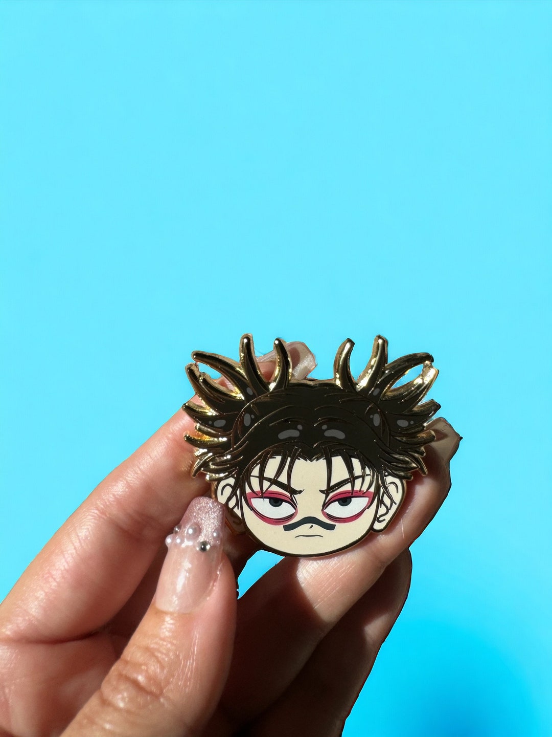 Choso Chibi Head Enamel Pin - Etsy