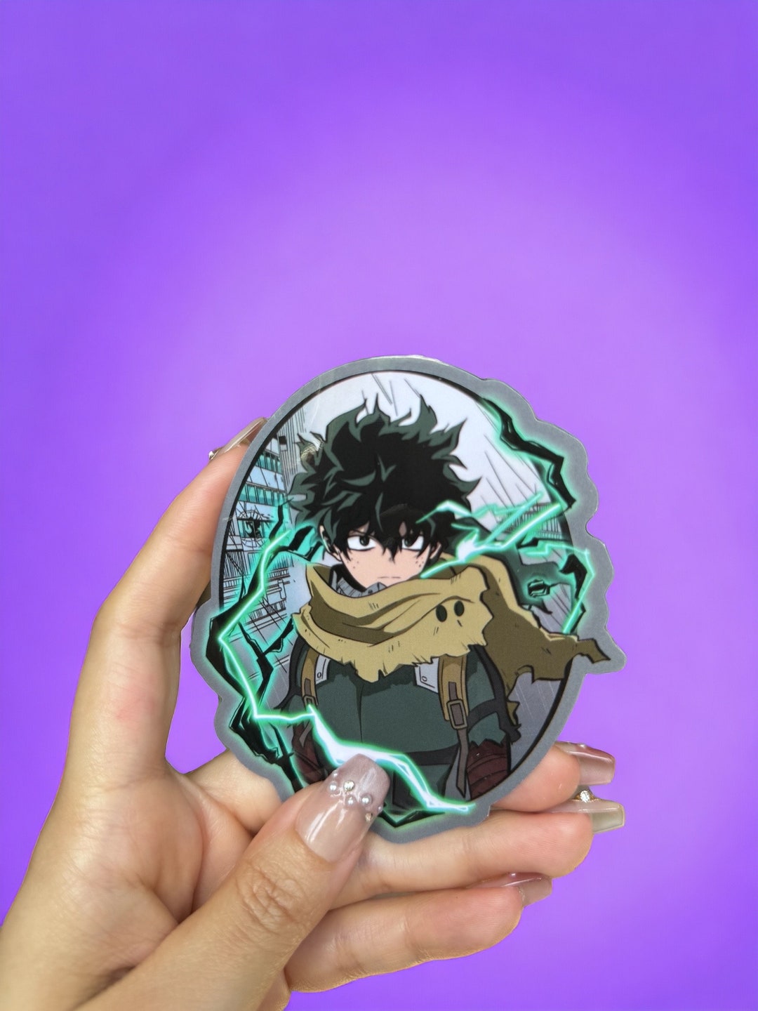 Deku Vigilante Glossy Sticker - Etsy