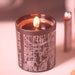 Scented Candle With Custom Map Black Jar | 100% Self Serve | Self-crop ...