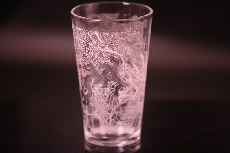 TCS Sydney Marathon Route Map Pint Glasses | Custom Text | September ...