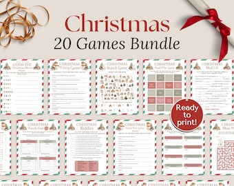Printable Christmas Game, Christmas Party Games, Christmas Games ...