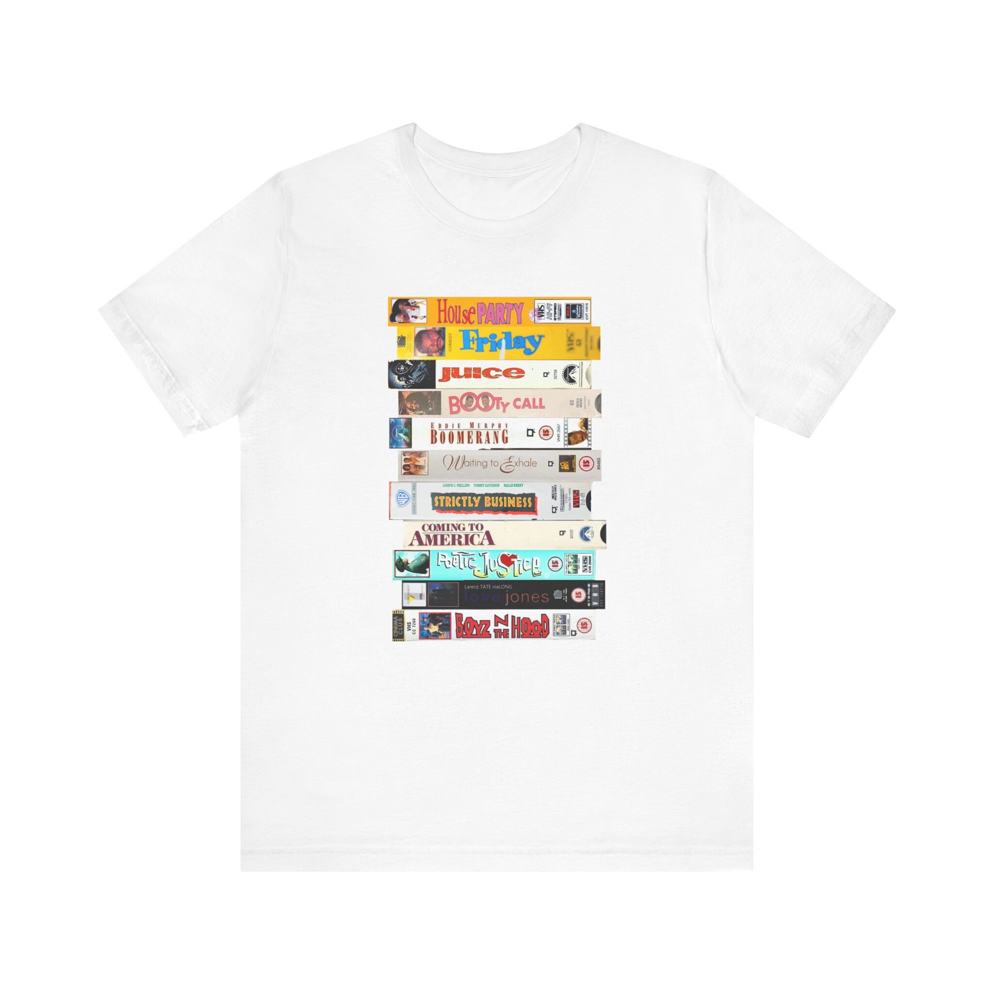 Retro 90s Movies VHS Tape Graphic Shirt Vintage Style Cotton Tee ...