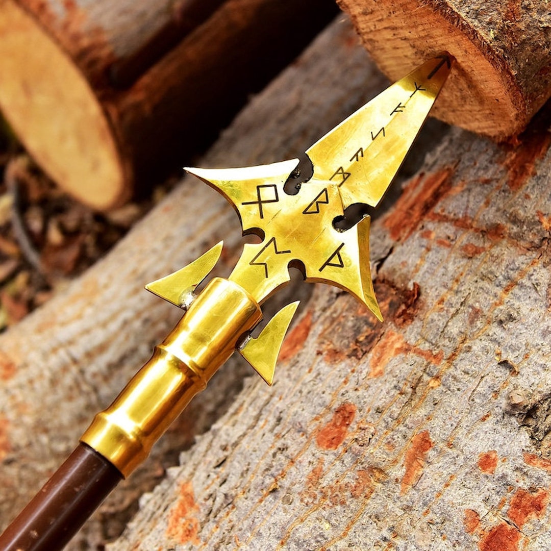 Norse Mythology Gungnir Spear Hand Forged Viking Collectible Spear in ...