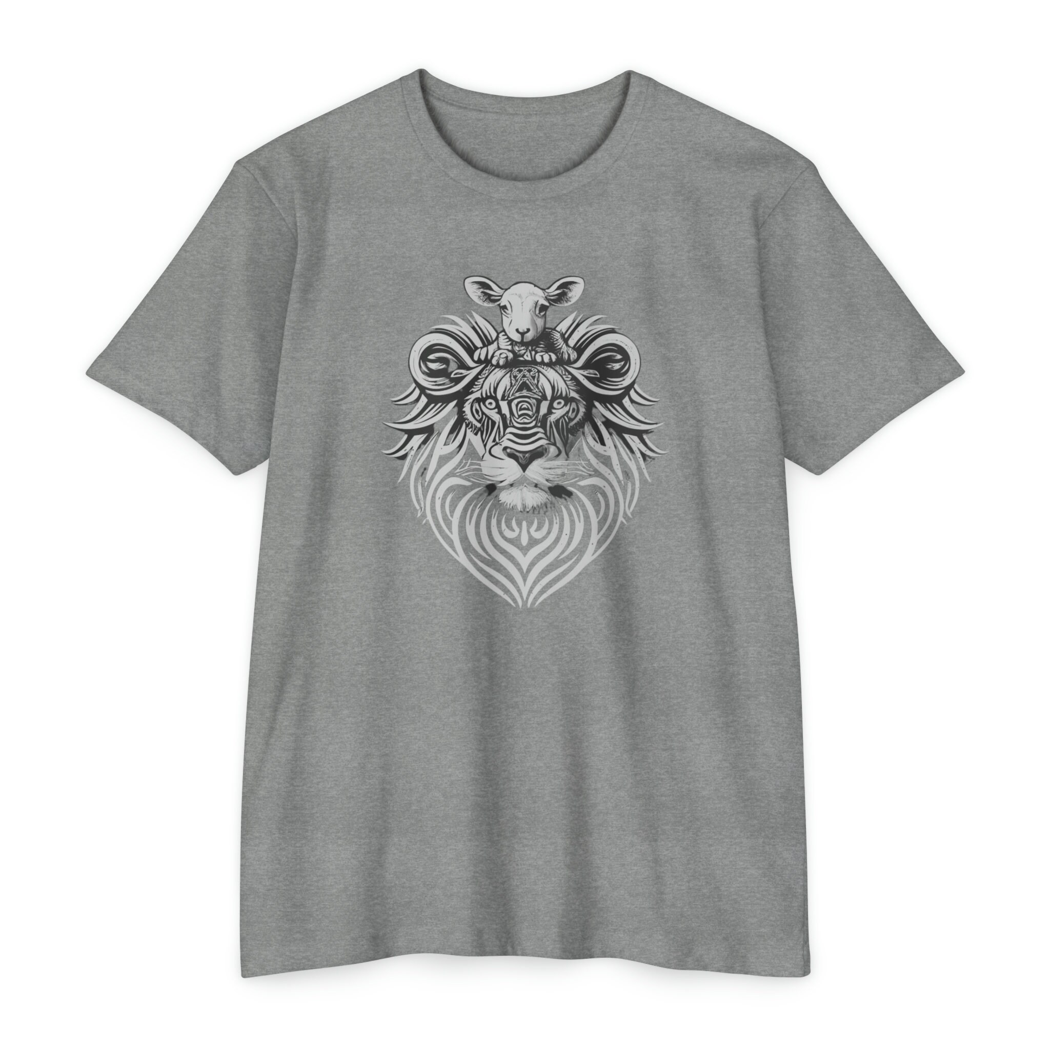 Lion and the Lamb Shirt, Christian Lion Shirt, Christian Lamb T-shirt ...