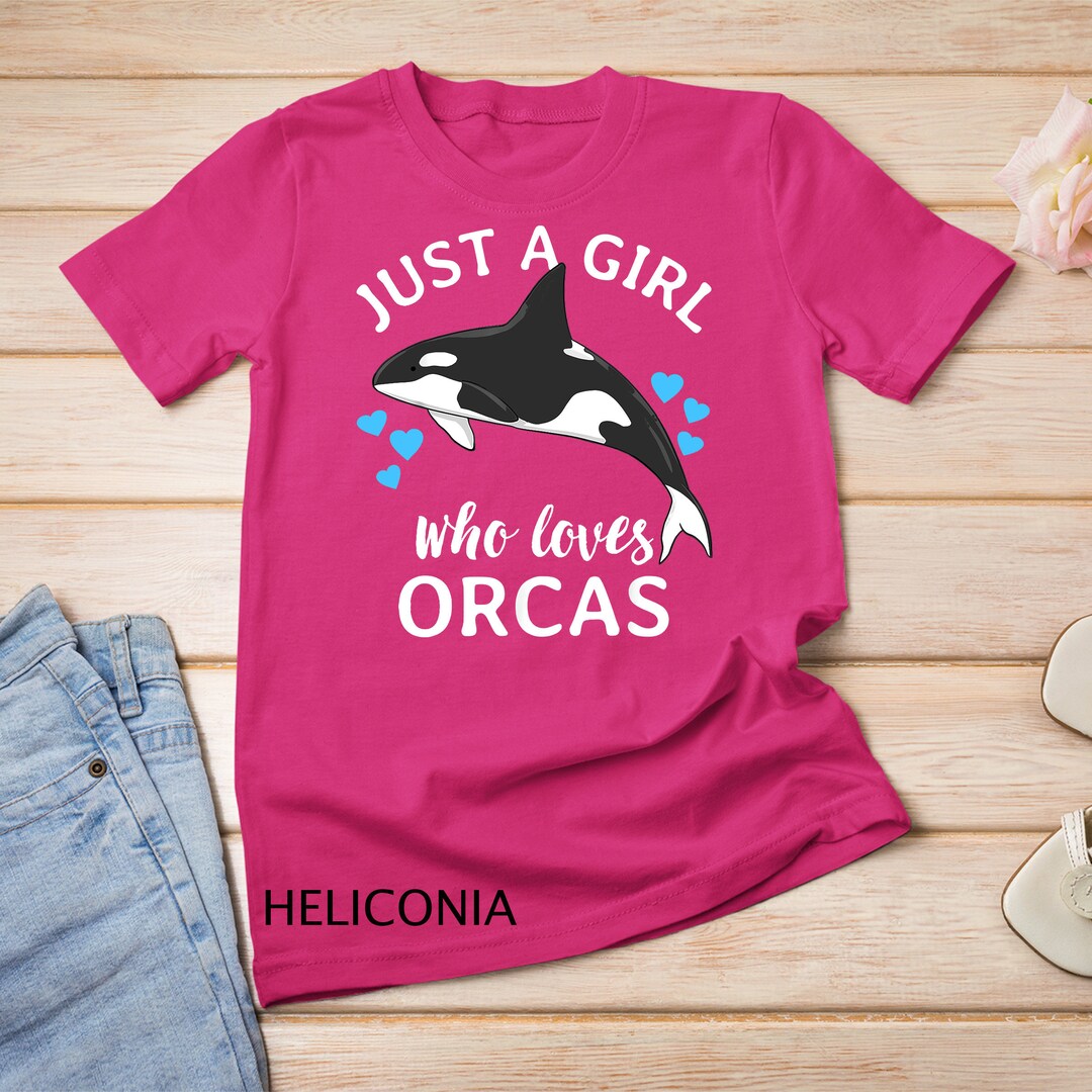 Just A Girl Who Loves Orcas Killer Whales Sea Ocean Gift T-shirt Sweatshirt - Etsy