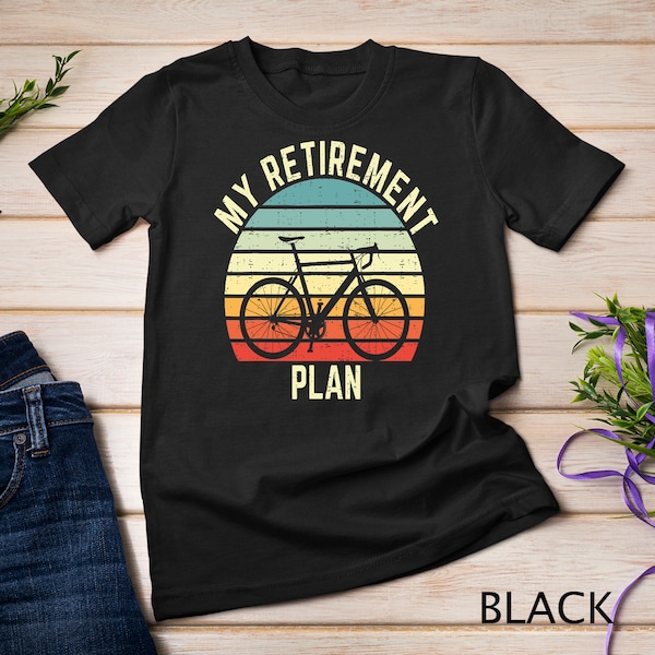 Bicycle Retirement Shirt - Etsy
