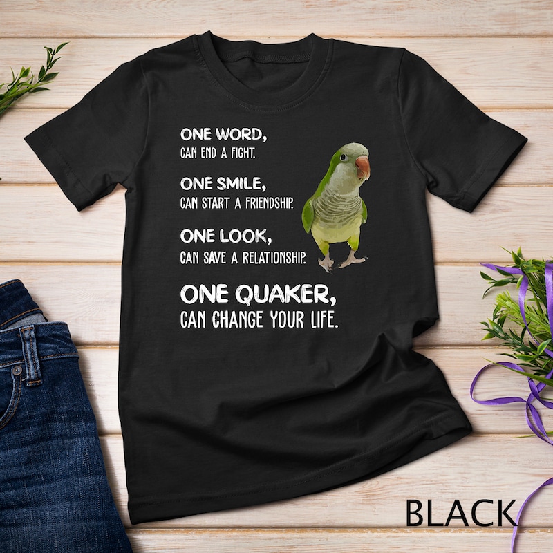 Quaker Parrot of T Shirt - Etsy