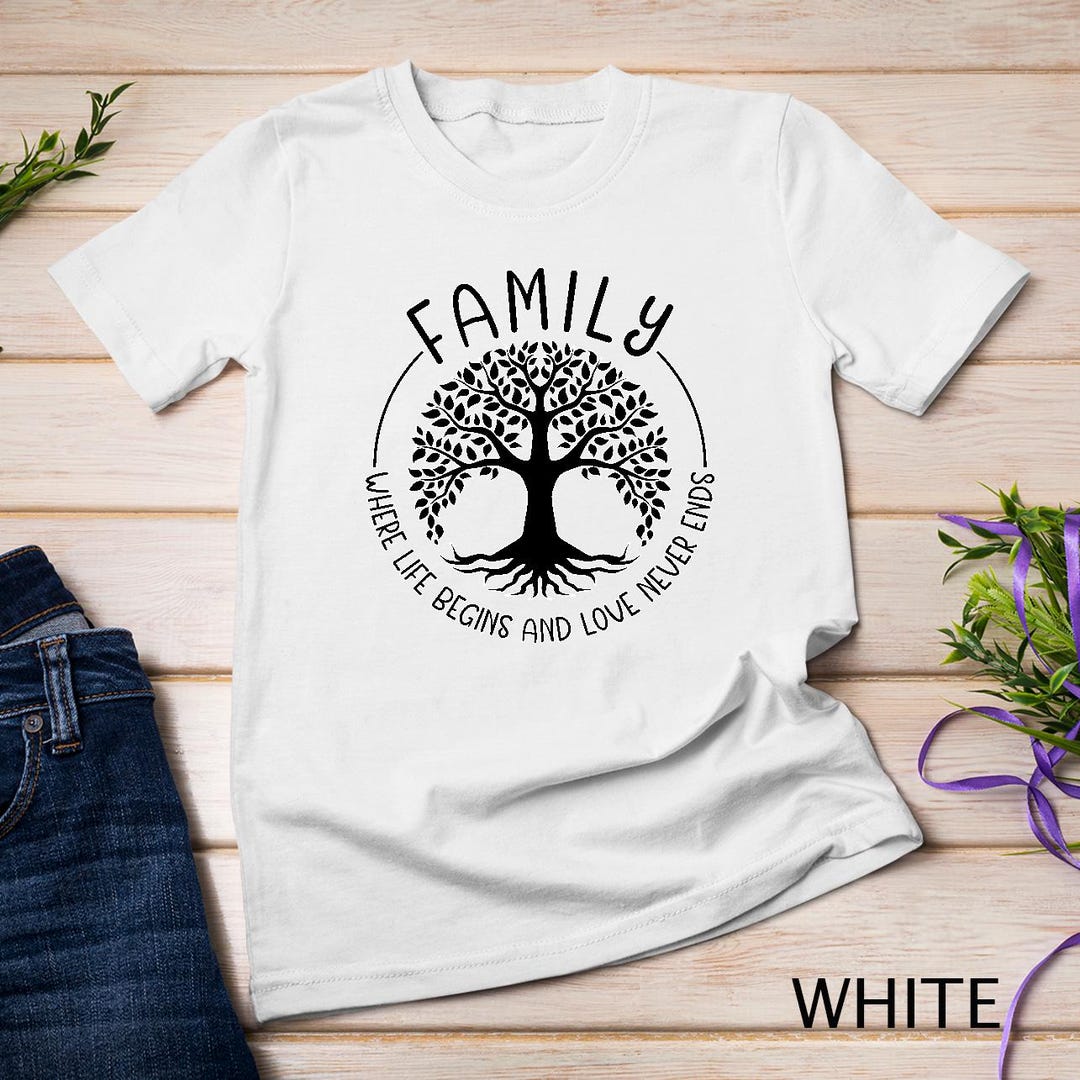 Family Tree Where Life Begins and Love Never Ends A Symbol of ...