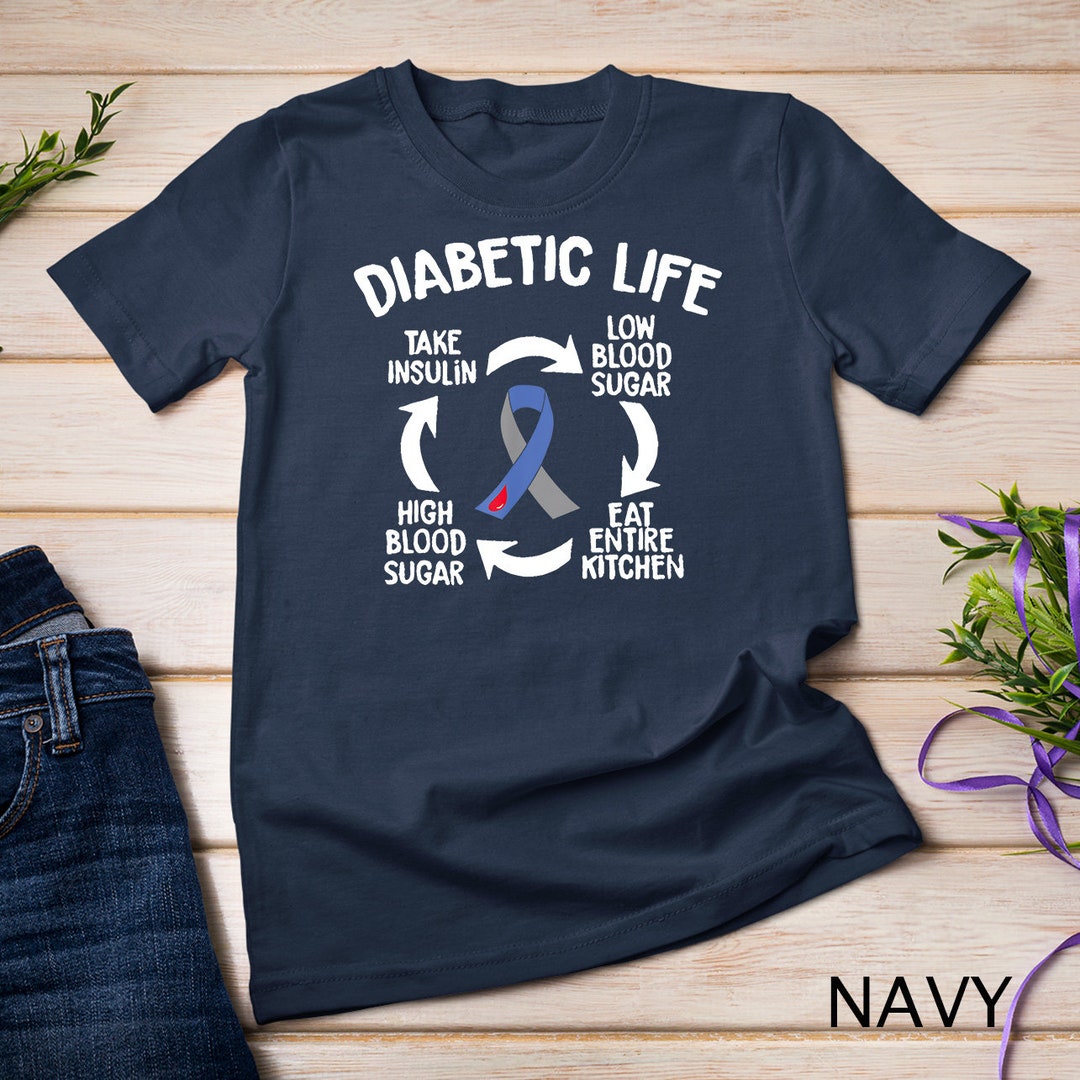 Funny Diabetic Life Cycle Diabetes Awareness Gift T-shirt Sweatshirt - Etsy