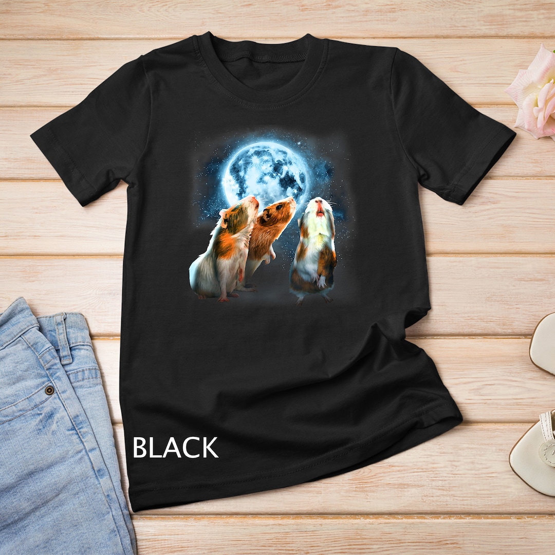 Guinea Pigs Howling at the Moon Funny Guinea Pig T-shirt Sweatshirt - Etsy