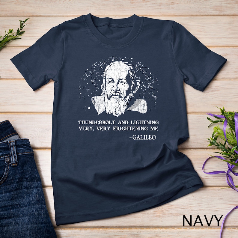 Thunderbolt and Lightning Galileo Retro Very Frightening Me T-shirt ...