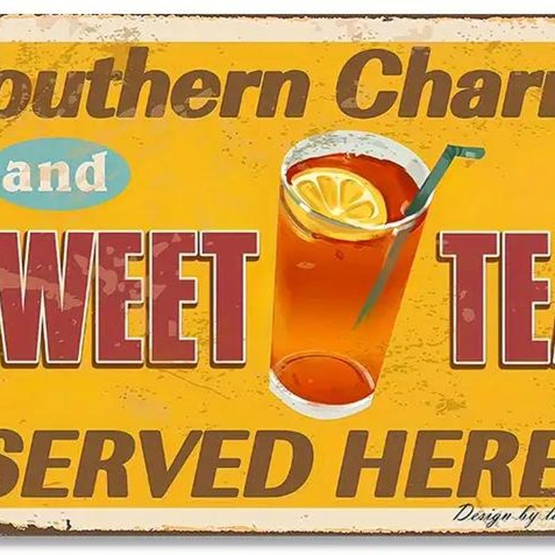 Sweet Tea Sign - Etsy