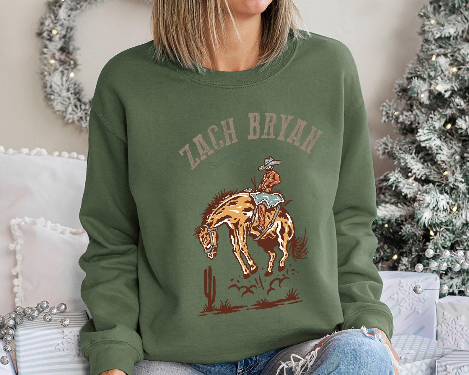 Zach Bryan Summer Time Blues Sweatshirt, Vintage Zach Bryan Fan Gift ...
