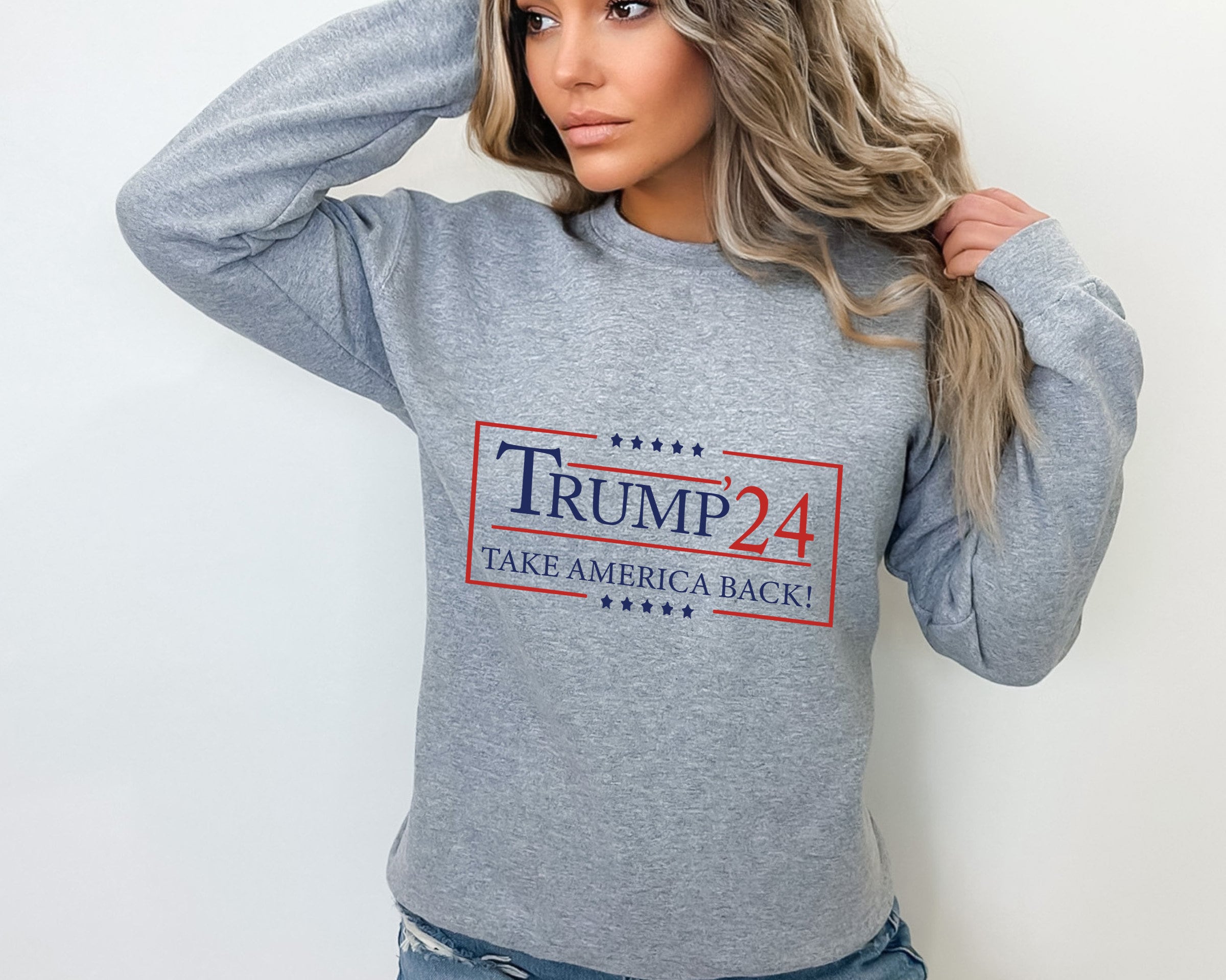 Trump 2024 Sweatshirt, Donald Trump Sweatshirt, Republican Gifts ...