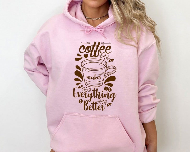 Coffee Hoodie Fall Coffee Hoodie for Women Vintage Hoodie - Etsy