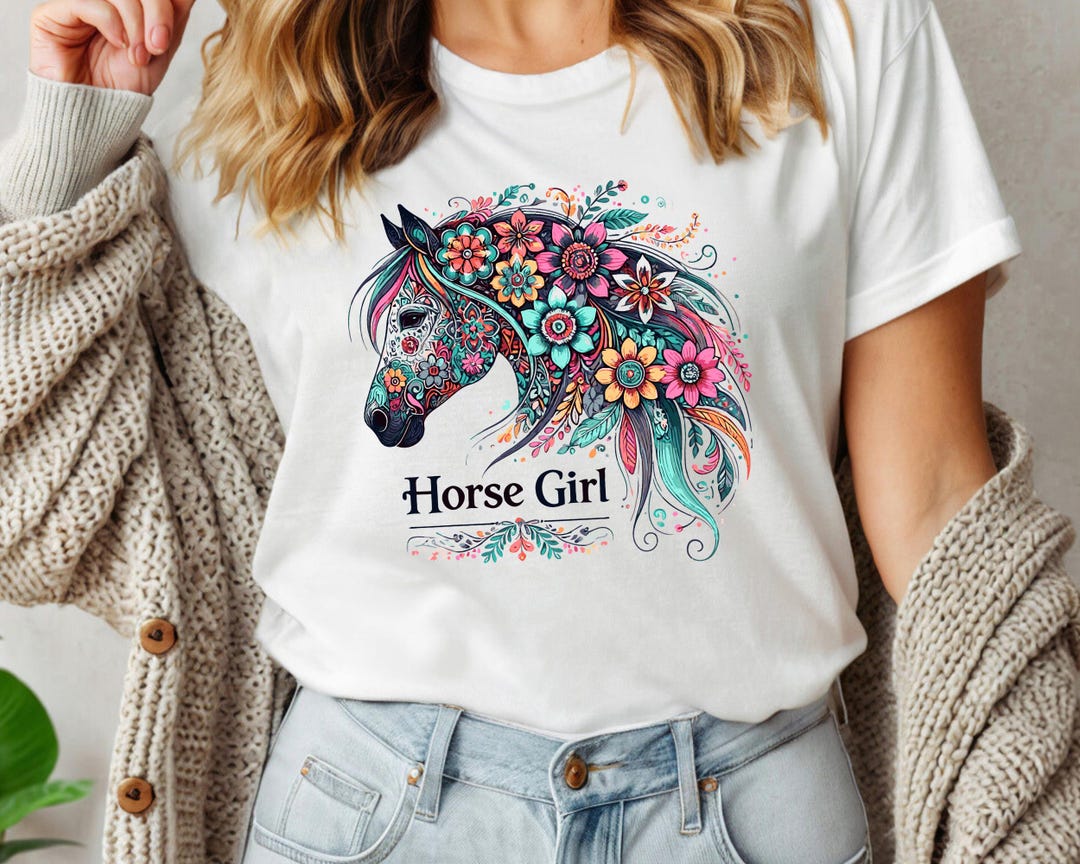 In My Horse Girl Shirt, Horse Lover Shirt, Horse Girl Shirt, Equestrian ...