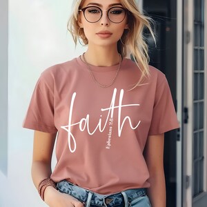 Faith Shirt, Bible Verse Shirt, Retro Faith Shirt, Gift for Her ...