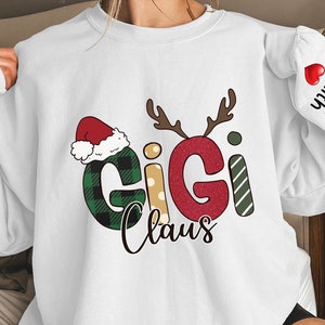 Custom Mimi Claus Sweatshirt, Christmas Mimi Claus Sweatshirt, Xmas ...