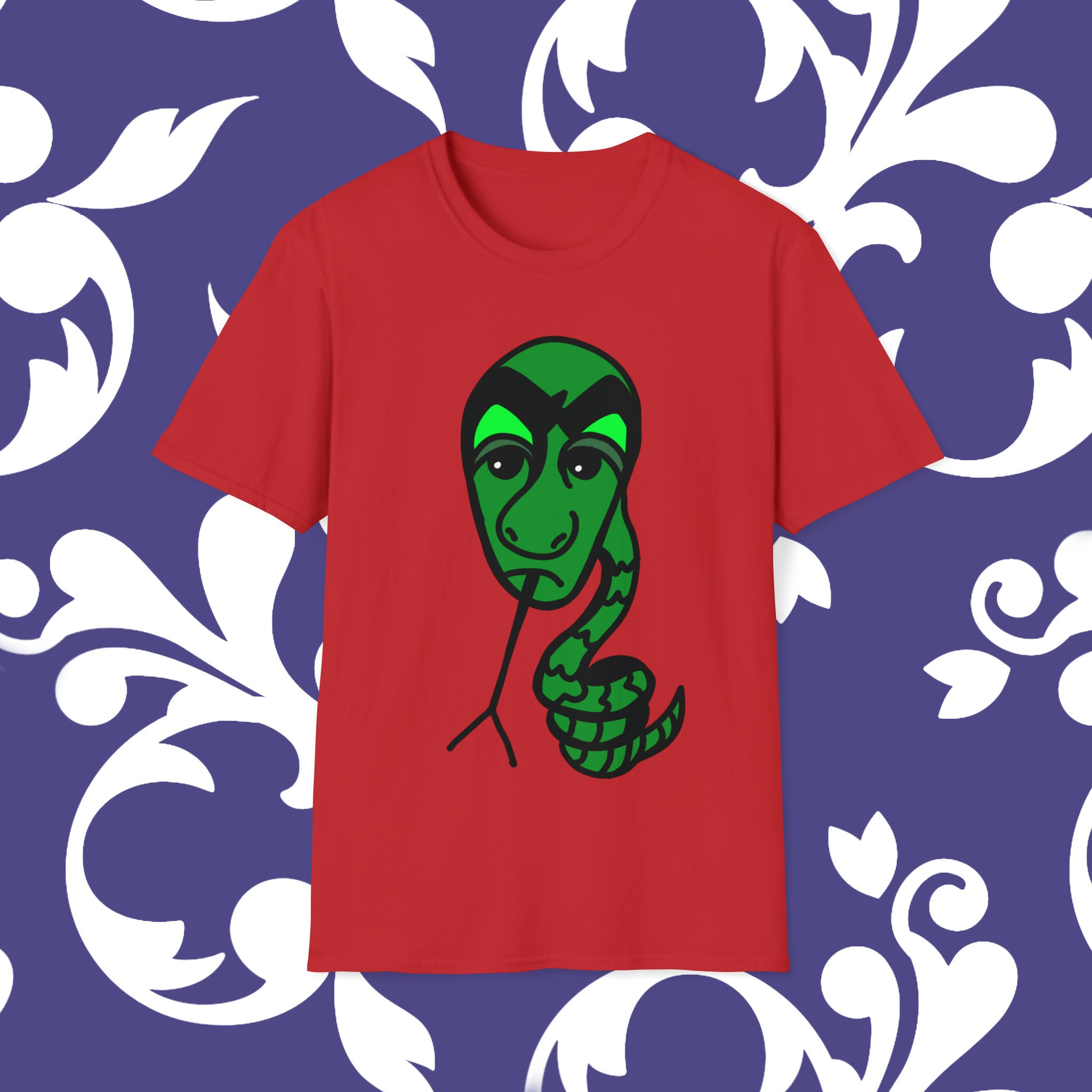 Snake Man T-shirt, Slither Man, Angry Hiss, Mad Snake Top - Etsy