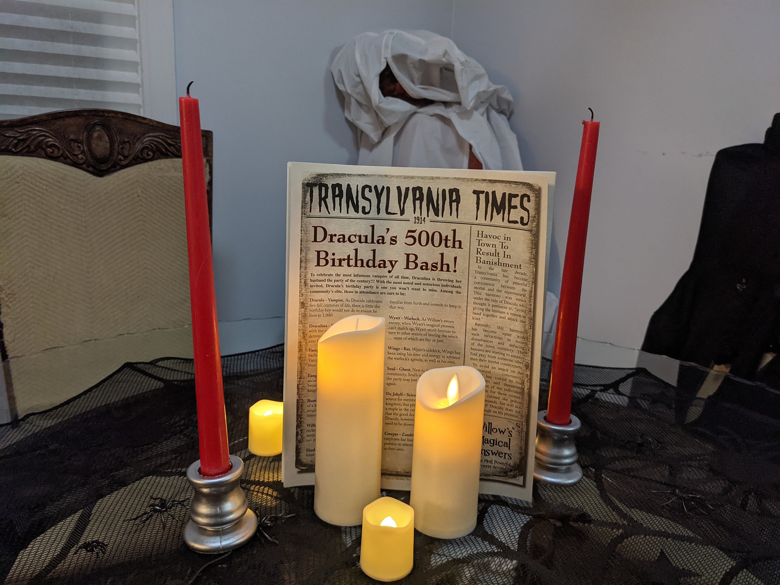 Terror in Transylvania|vampire Murder Mystery Halloween Party Game for ...