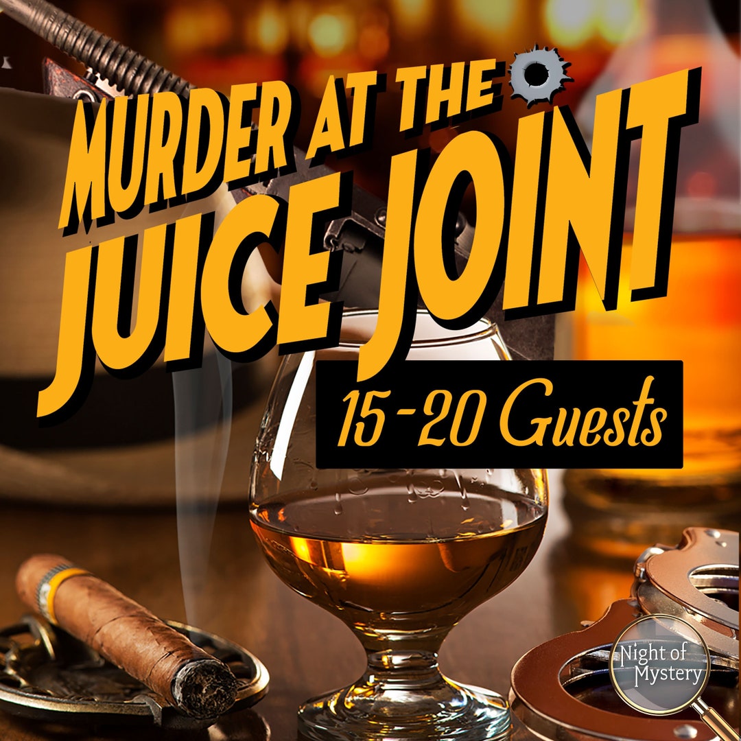 1920s Speakeasy Murder Mystery Party 15-20 Characters Downloadable ...