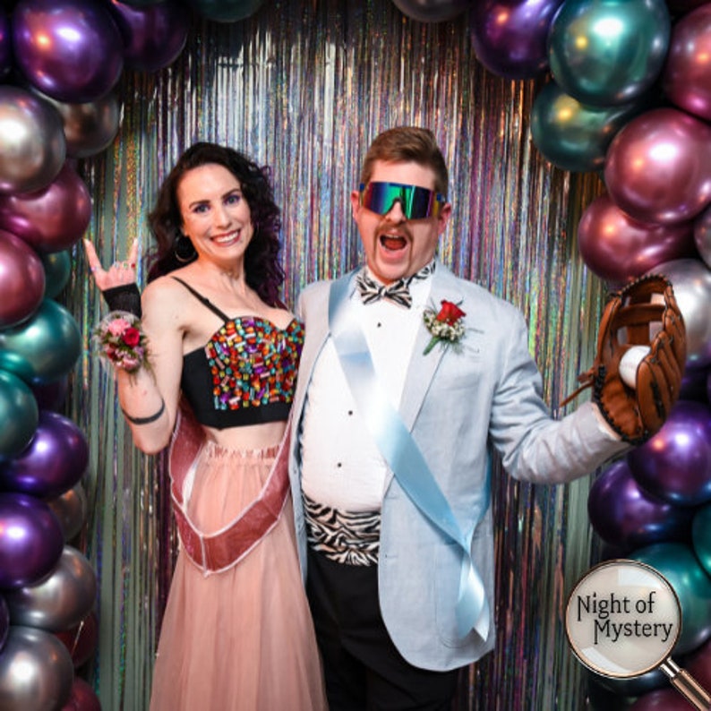 Totally Rad 80s Prom Gone Bad| Costume Era 1980s Mullet Detective Theme ...