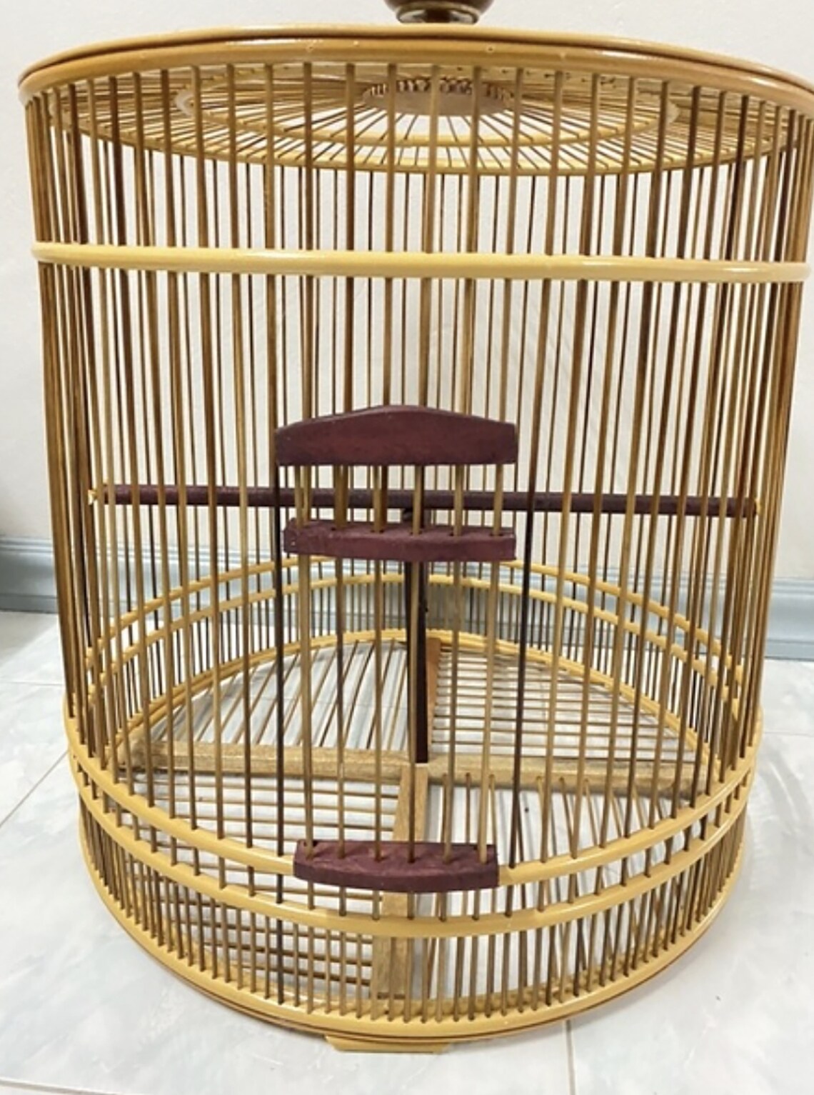Handmade Wooden Bamboo Piggy Bank Cage, Flying Bird Cage, Raven Cage ...