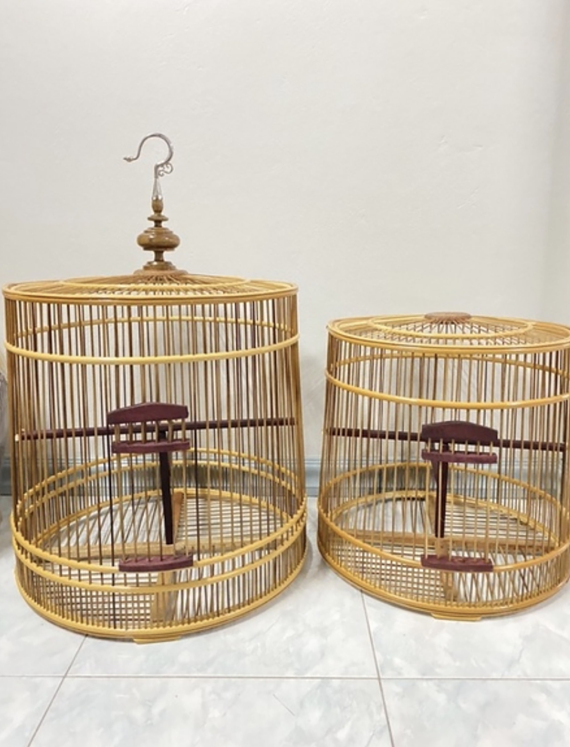 Handmade Wooden Bamboo Piggy Bank Cage, Flying Bird Cage, Raven Cage ...