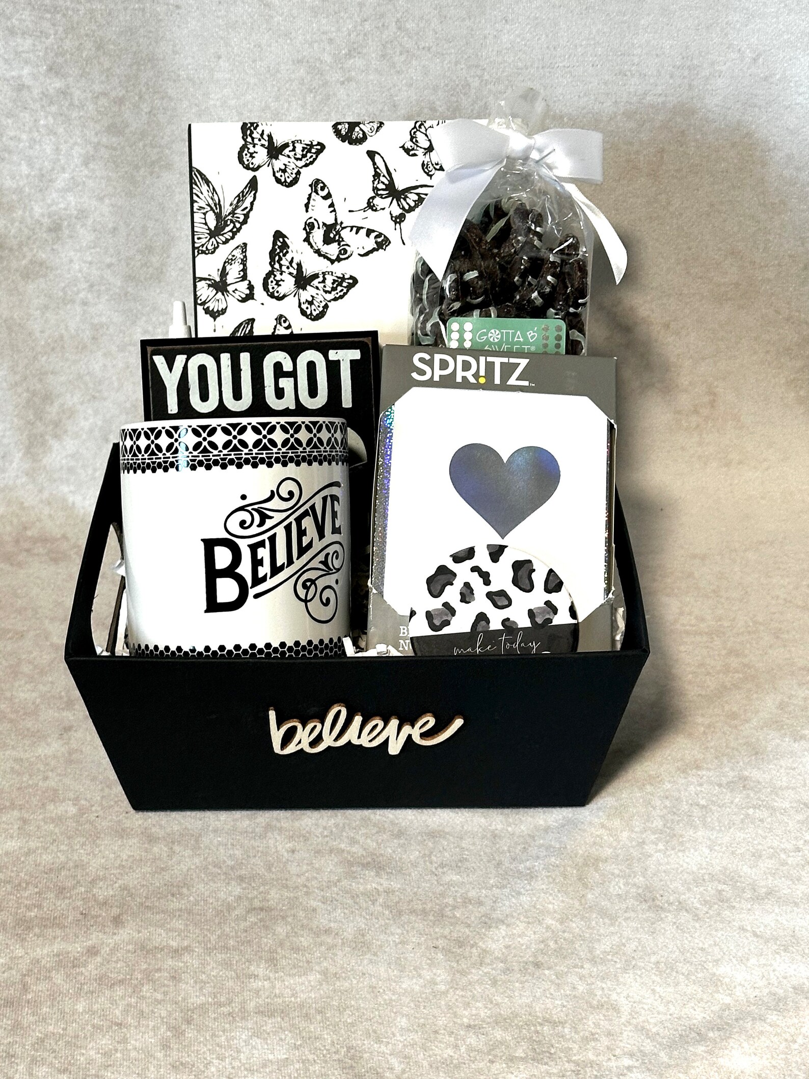Inspirational Basket, Believe Basket, You Got This, Motivational Basket ...