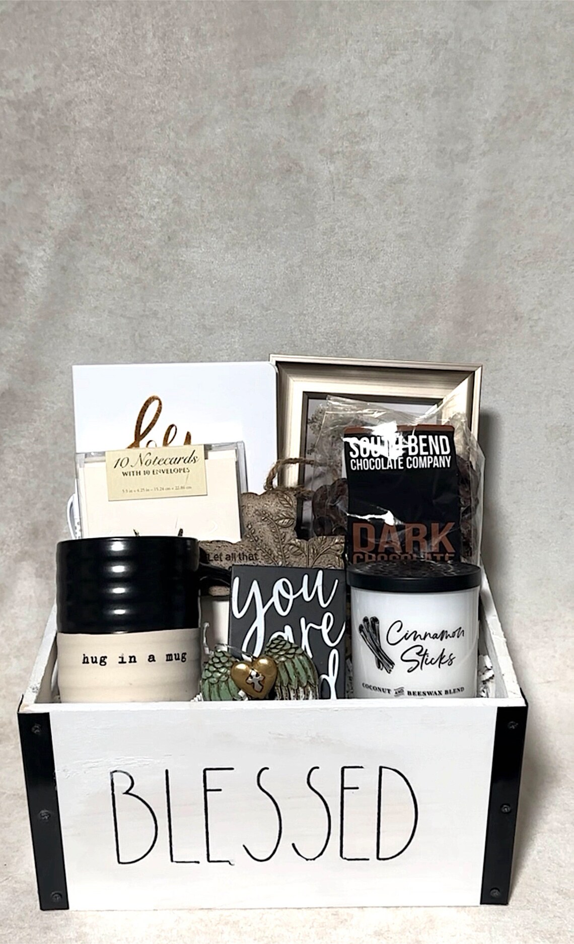 Sympathy Gift Basket, Memorial Gift, Grief Gift, Hygge Gift, Sending a ...