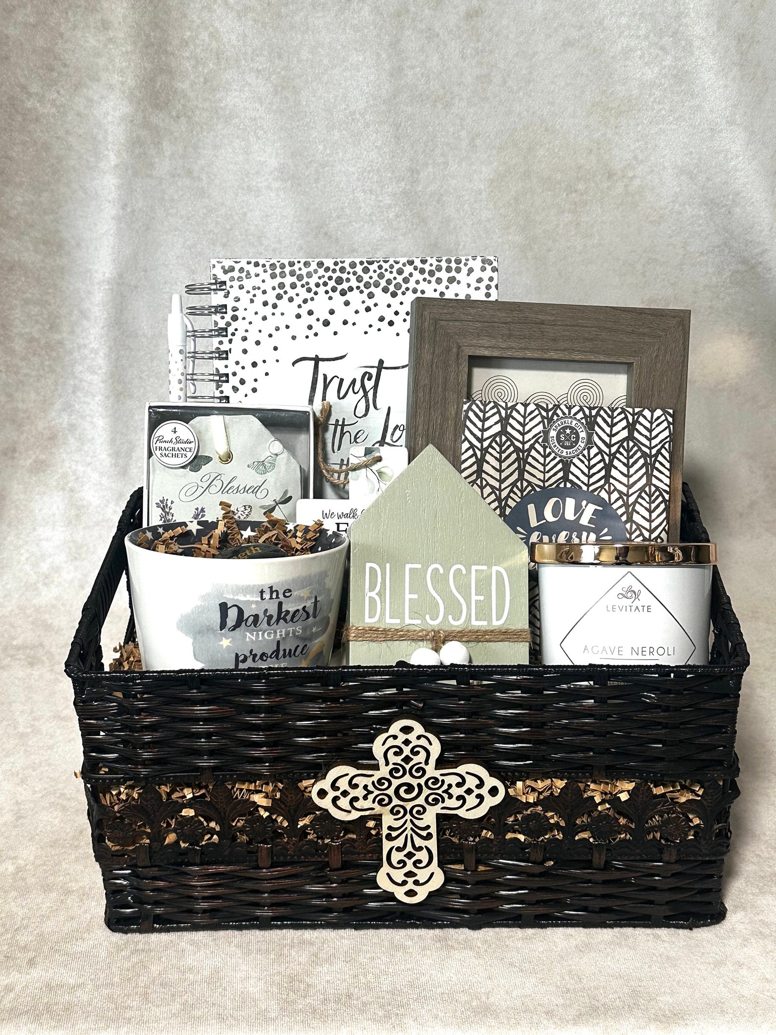 Sympathy Basket, Sending You a Hug, Bereavement Basket, Grief Gift ...