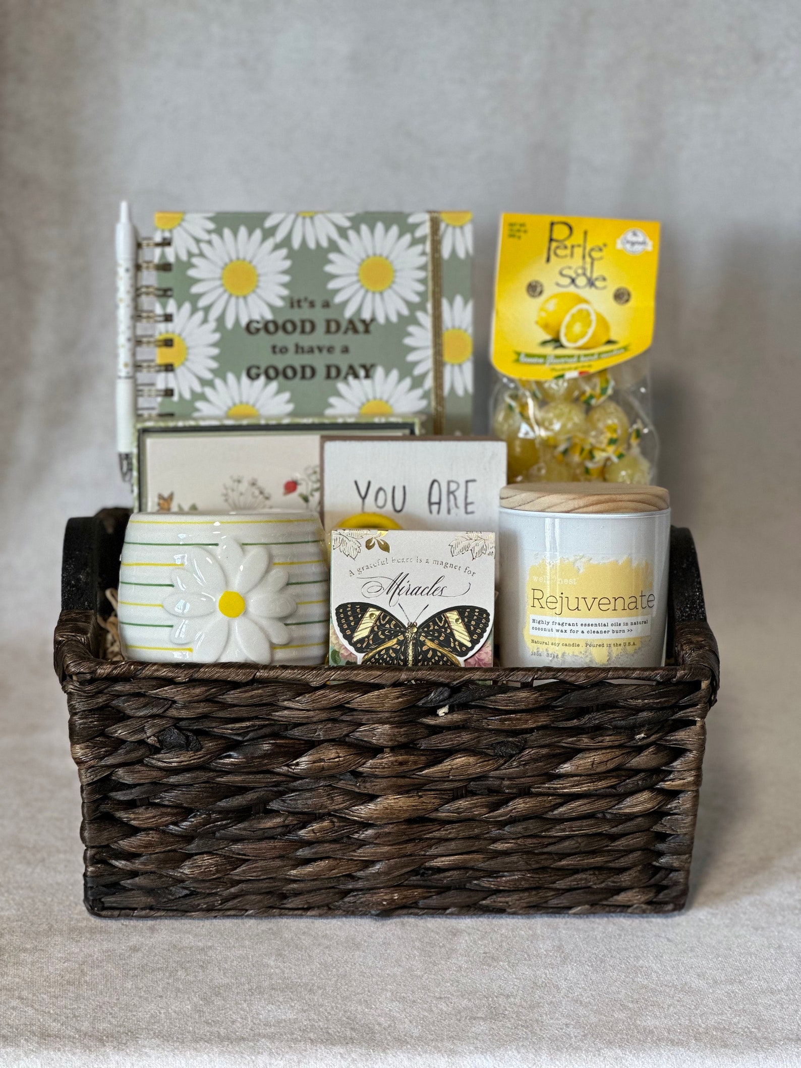 Rejuvenate Basket, Inspirational Gifts, Inspirational Basket, Feel Good ...