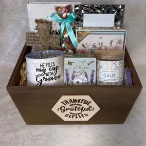 Sympathy Basket, Loss of a Loved One, Grief Basket, Thinking of You ...