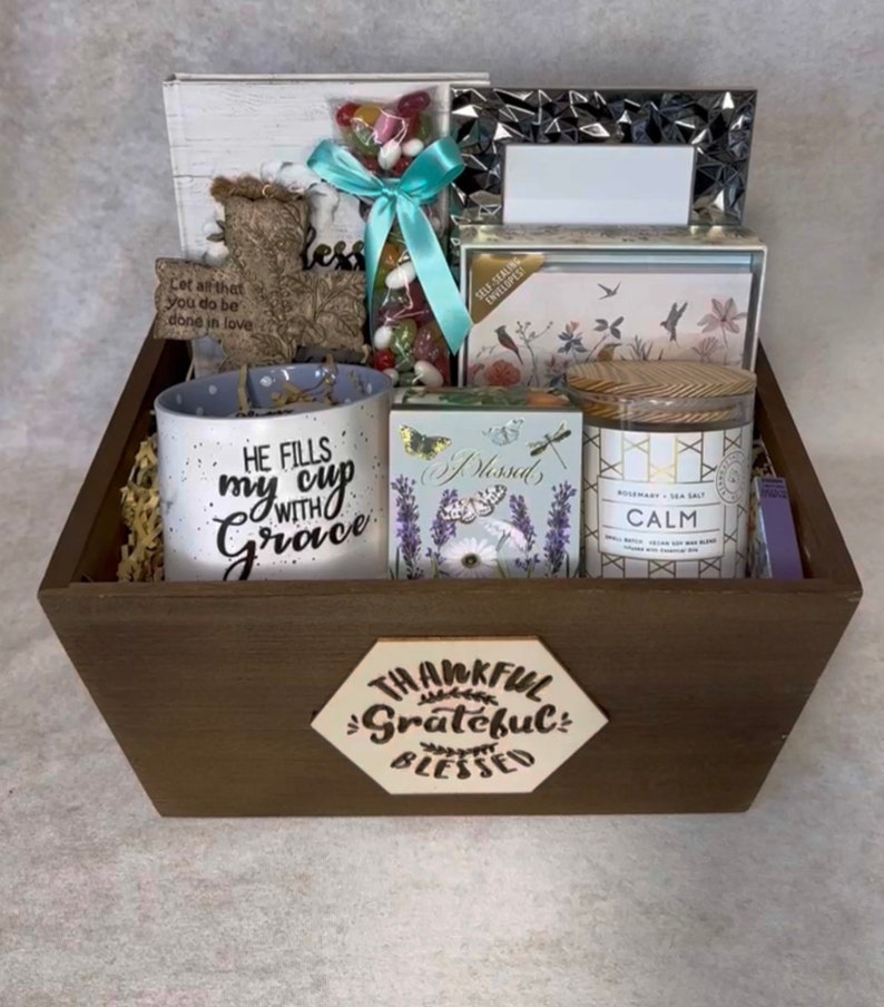 Sympathy Basket, Loss of a Loved One, Grief Basket, Thinking of You ...