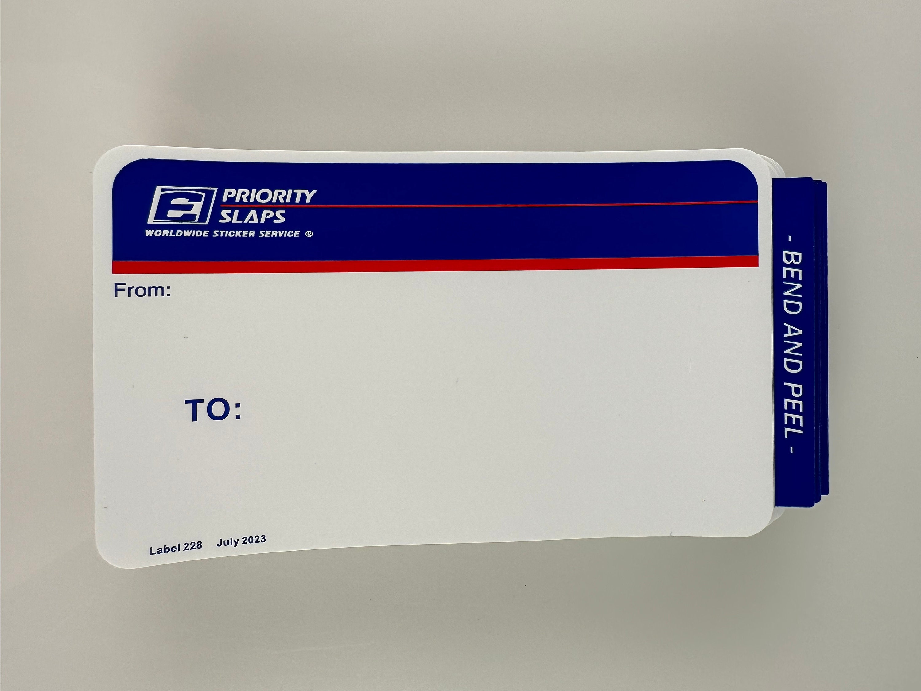 Priority Slap Blue Top Indestructible Eggshell Graffiti Sticker Pack of ...