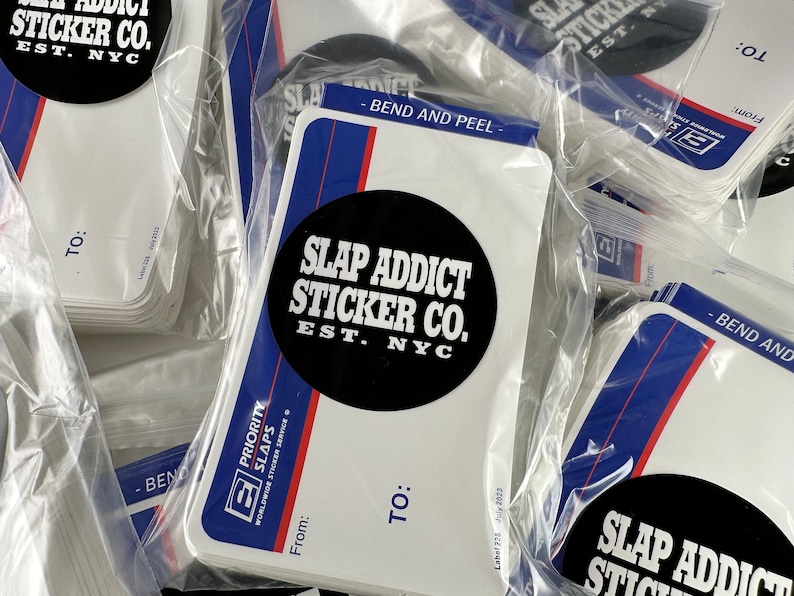 Priority Slap Blue Top Indestructible Eggshell Graffiti Sticker Pack of ...