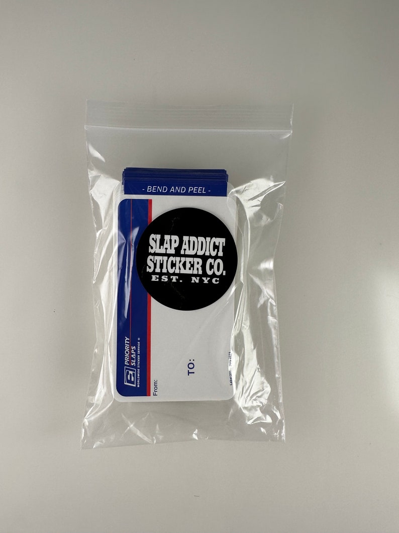 Priority Slap Blue Top Indestructible Eggshell Graffiti Sticker Pack of ...