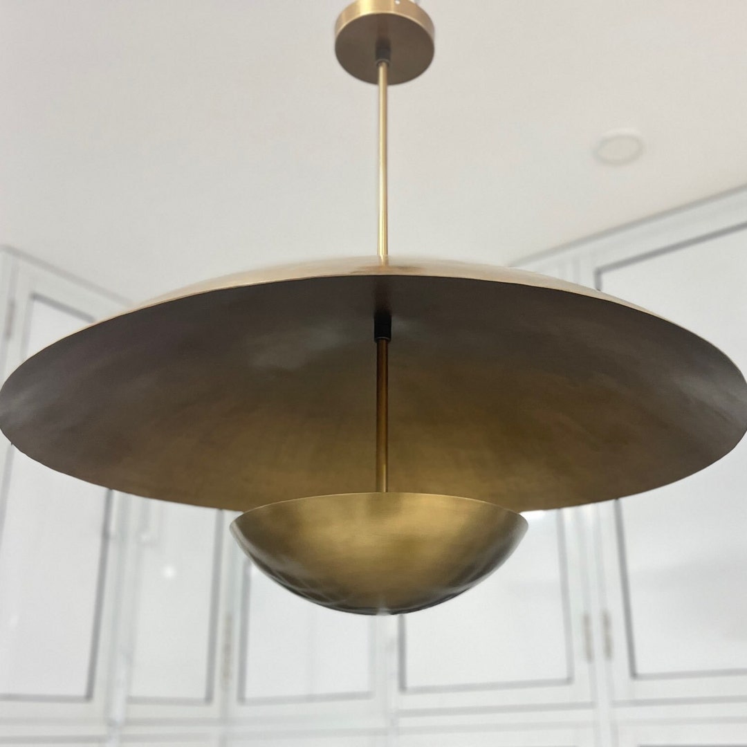 3 Light Elegant Ceiling Flush Mount Light Pendant Mid Century Modern ...
