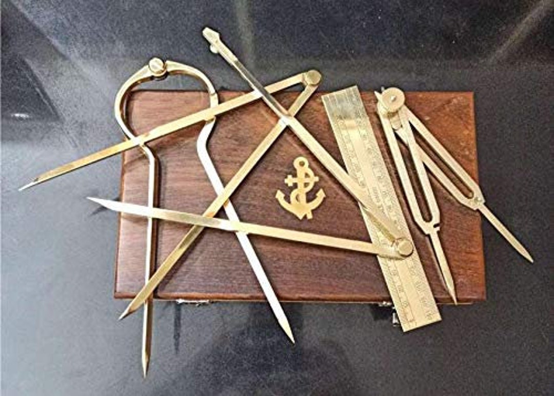 Proportional Divider Set of 5 Full Brass Divider With - Etsy