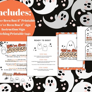 Youve Been Booed, Weve Been Booed, Halloween Printable, Halloween Gift ...