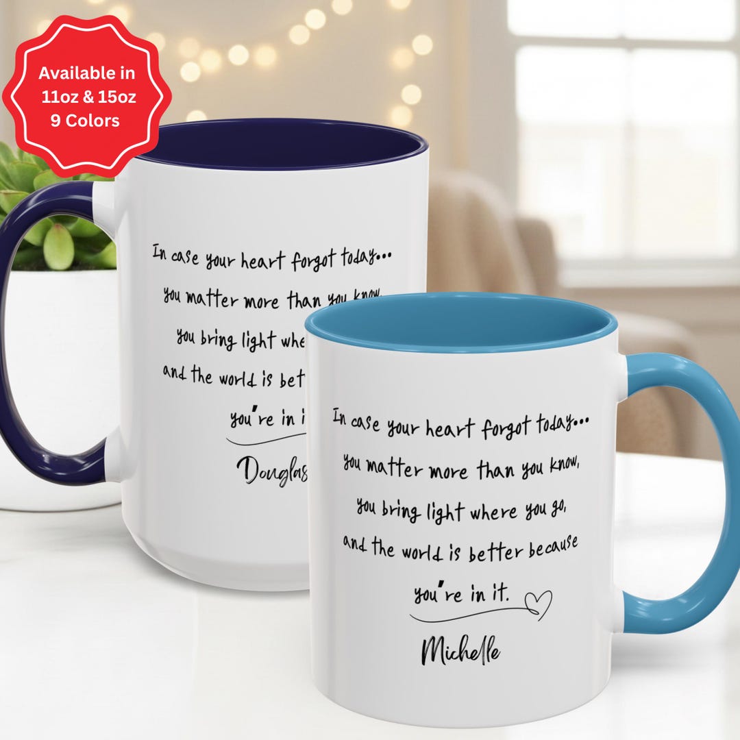 You Matter More Than You Know Inspirational Cup Strength Motivation ...